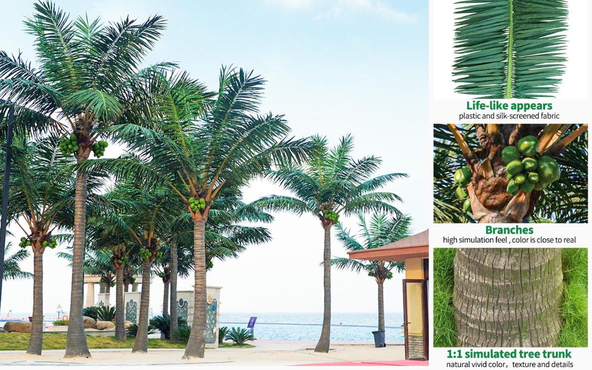 Artificial Coconut Tree - Artificial Flower Factory-Artificial Flower ...